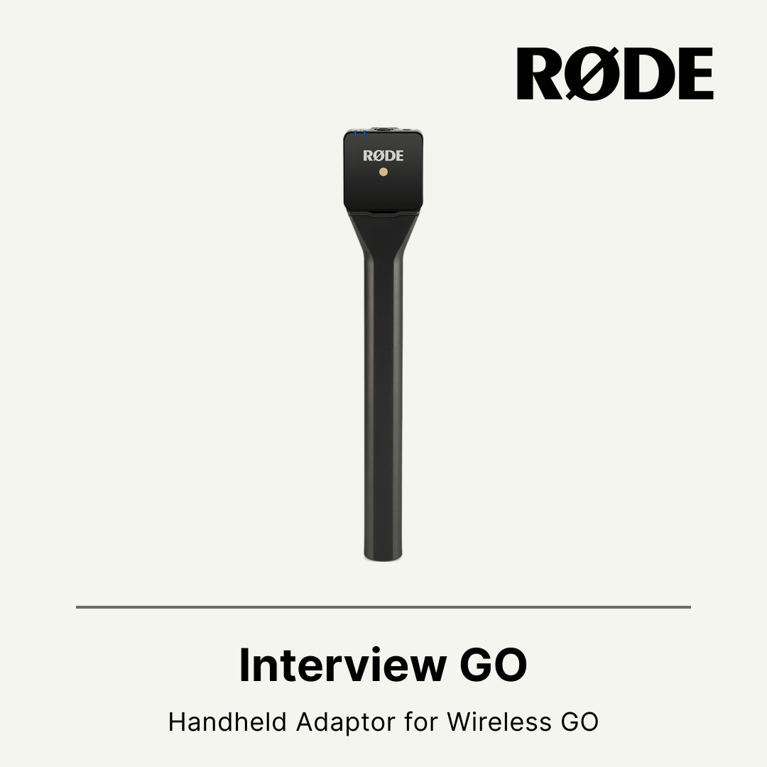 Rode Interview GO Handheld Mic Adapter for the Rode Wireless GO – Red ...