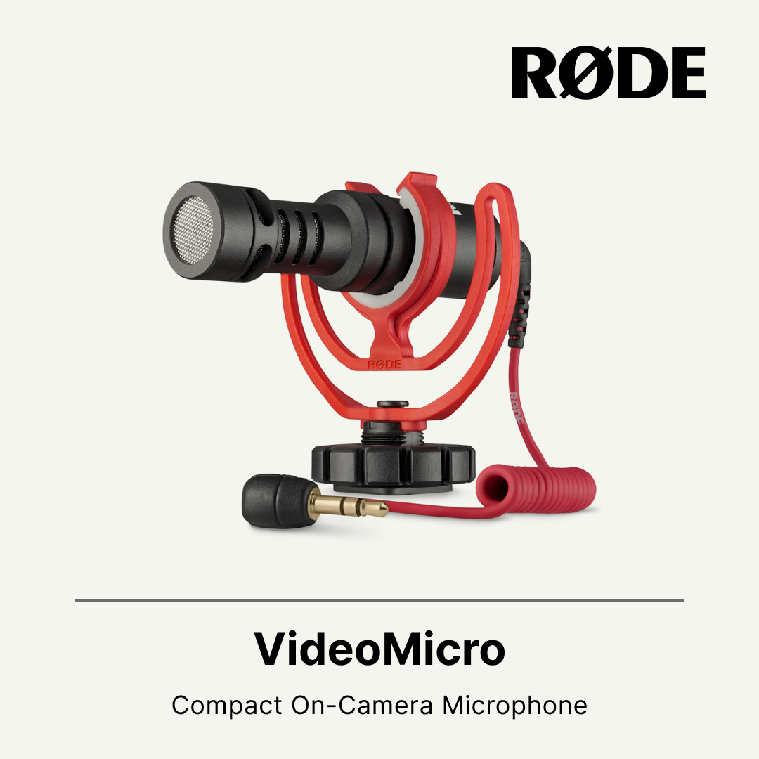 RODE VideoMicro Compact Small Microphone (Video Micro TRS Microphone f ...