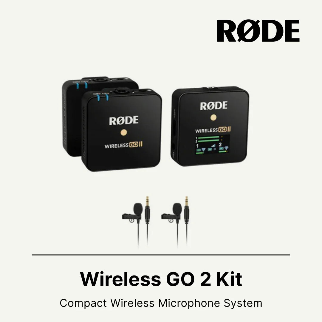 Rode Wireless GO II 2 Person Compact Digital Wireless Omni Lavalier Mi ...