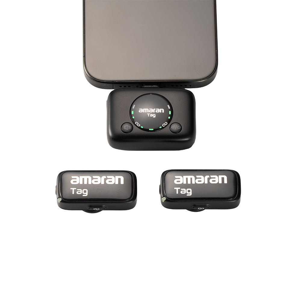 amaran Tag Dual Wireless Microphone System – Red Dot Photo