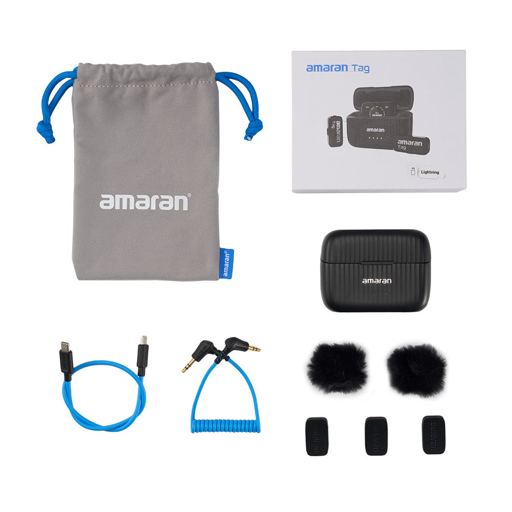 amaran Tag Dual Wireless Microphone System – Red Dot Photo