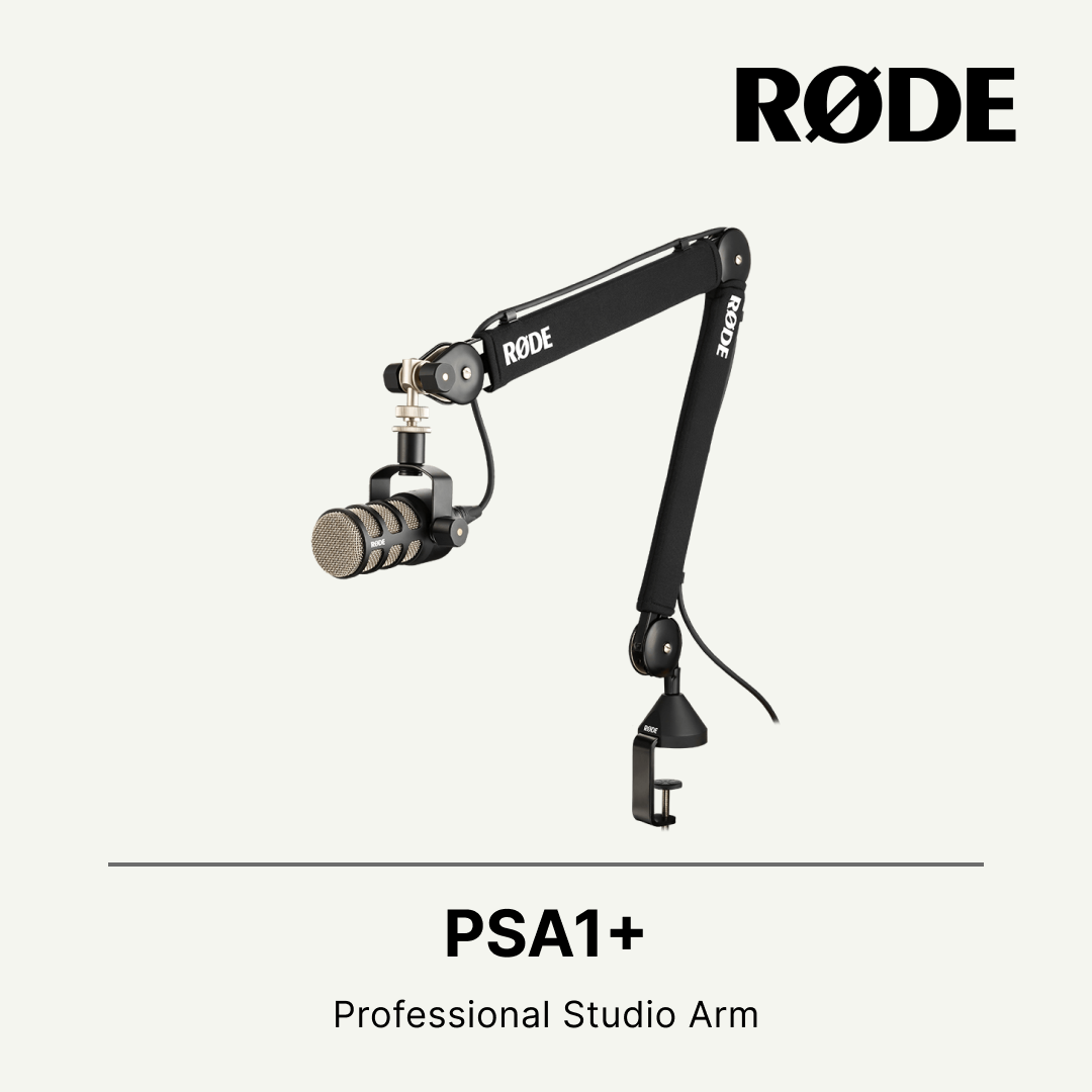 Rode PSA1+ Premium Professional Studio Boom Arm with Table Clamp Compa ...