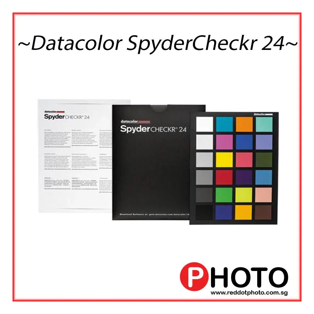 Datacolor SpyderCheckr 24 Color Calibration Tool for Digital Cameras ...