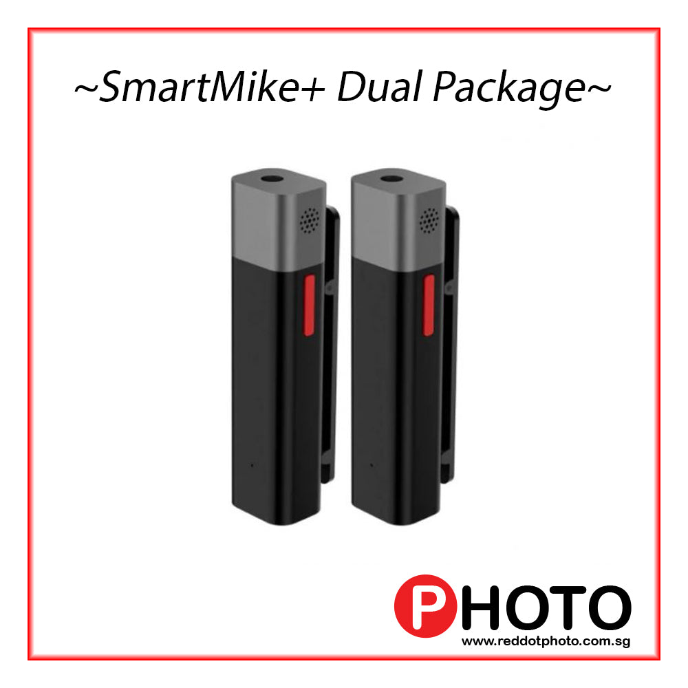 SmartMike+ Dual Package (True Wireless Stereo Mic for Content Creators ...