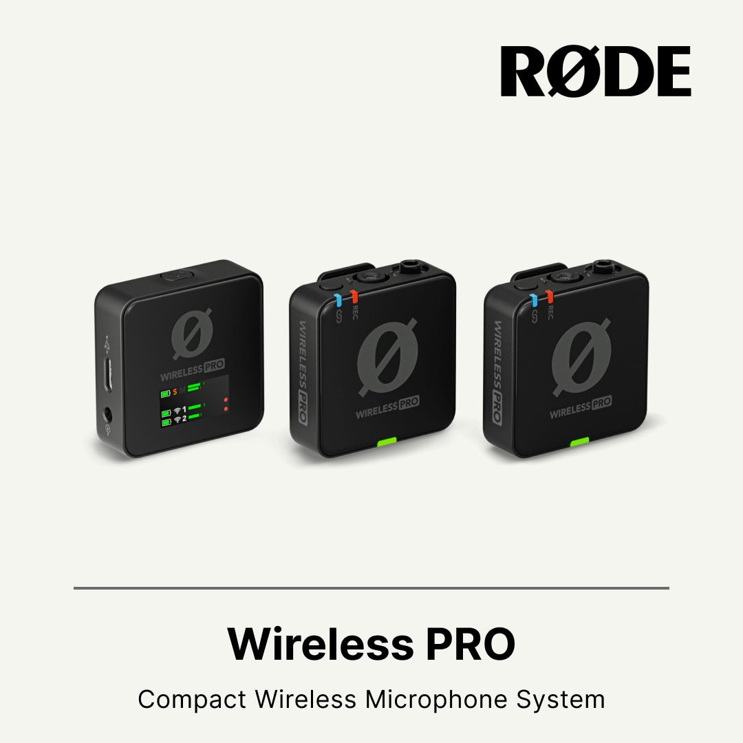 Rode Wireless Pro Compact Wireless Microphone System – Red Dot Photo